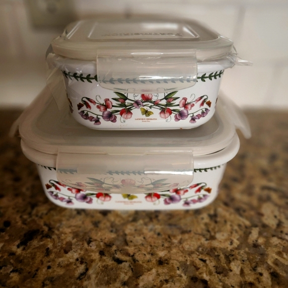 Portmeirion | Kitchen | 2 Portmierion Garden Botanic Storage Containers ...
